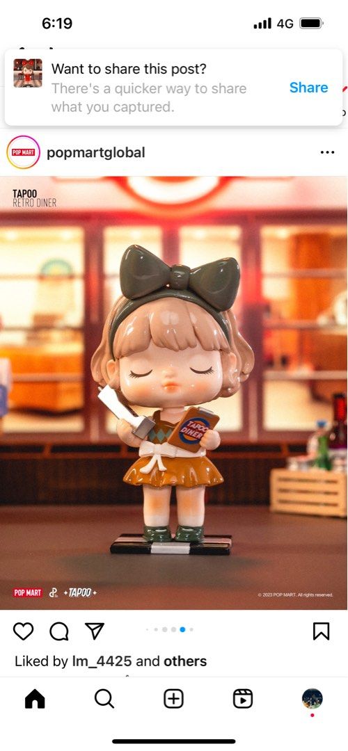 TAPOO RETRO DINER POPMART / FULL SET / SINGLE BLIND BOX / ABLE TO CHOOSE DESIGN, Hobbies & Toys ...