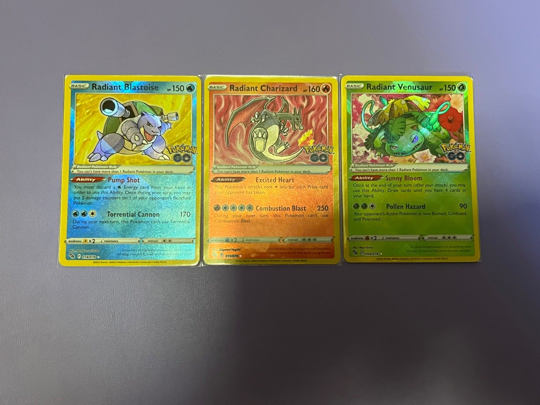 TCG PTCG Pokemon Card Pogo Radiant Set, Hobbies & Toys, Toys & Games on Carousell