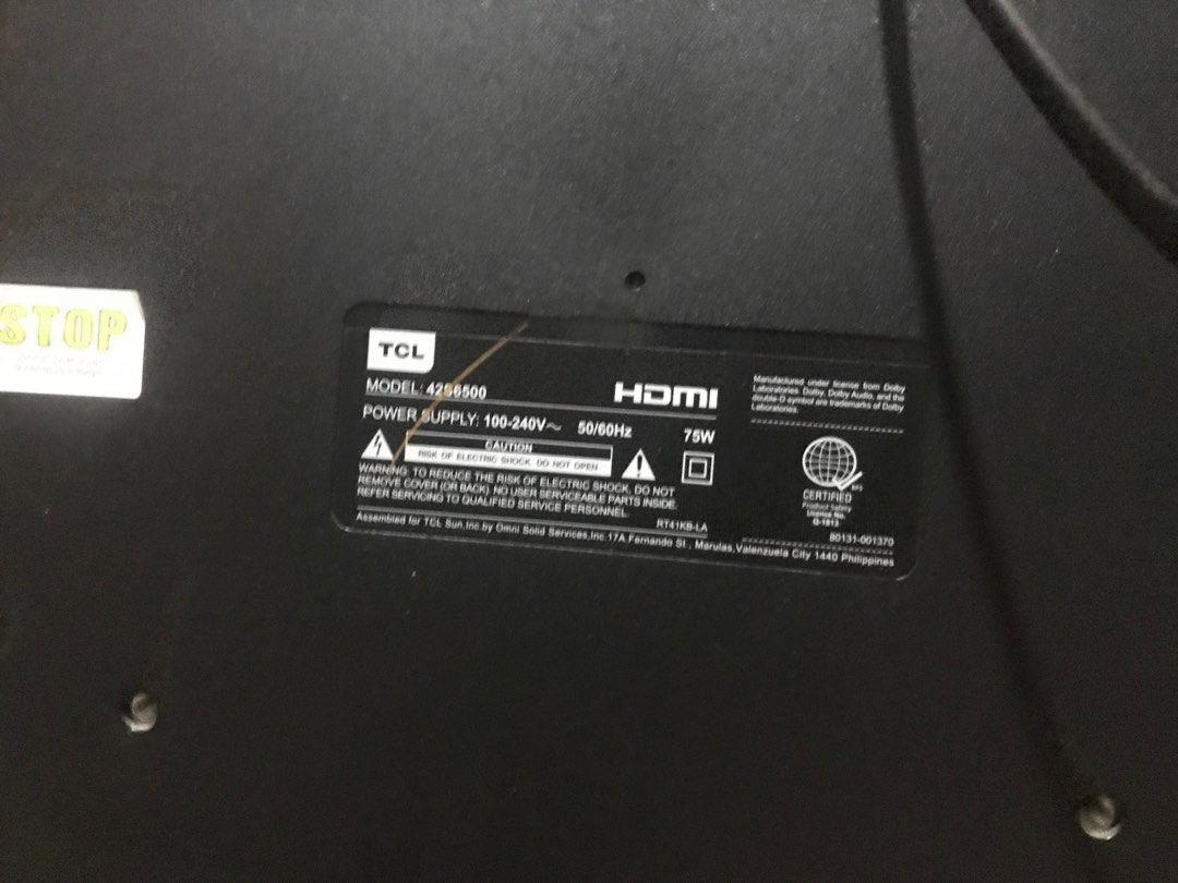 TCL 42inches SMART TV, TV & Home Appliances, TV & Entertainment, TV on ...