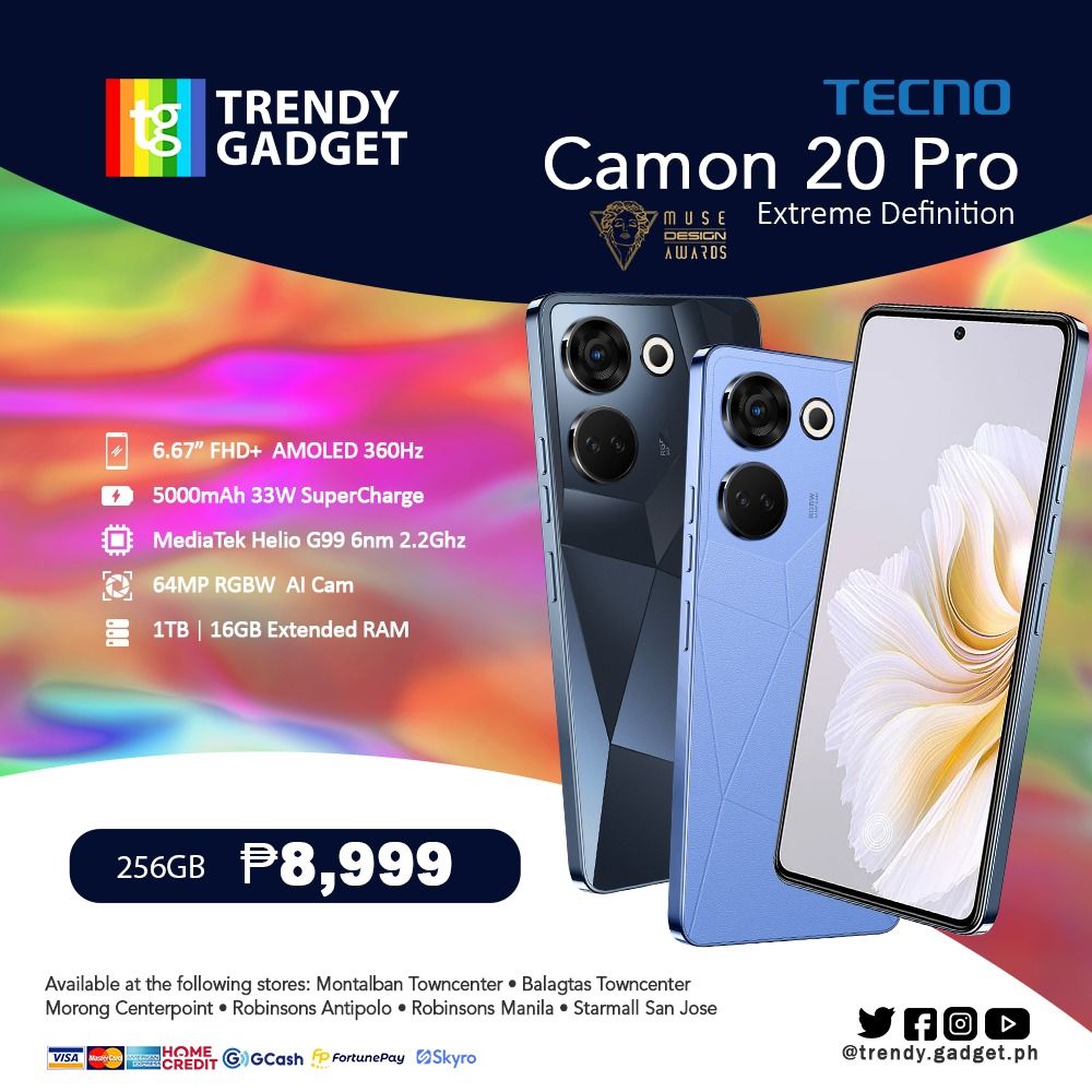 Tecno Camon 20 Pro | Installment available!, Mobile Phones & Gadgets ...