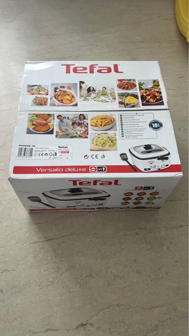 Tefal Versalio Deluxe 9-in-1 Multi-Cooker FR4950, TV & Home Appliances, Kitchen Appliances, BBQ ...