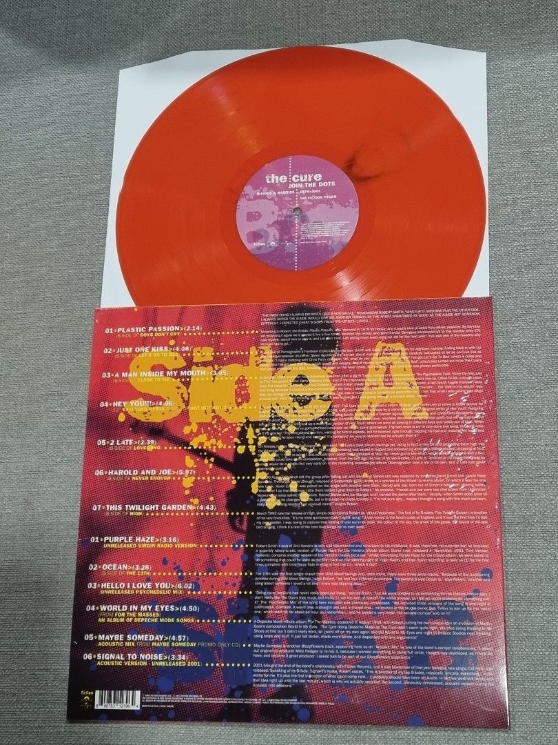 The Cure Join The Dots B-Sides and Rarities 1978-2001 Coloured Vinyl ...