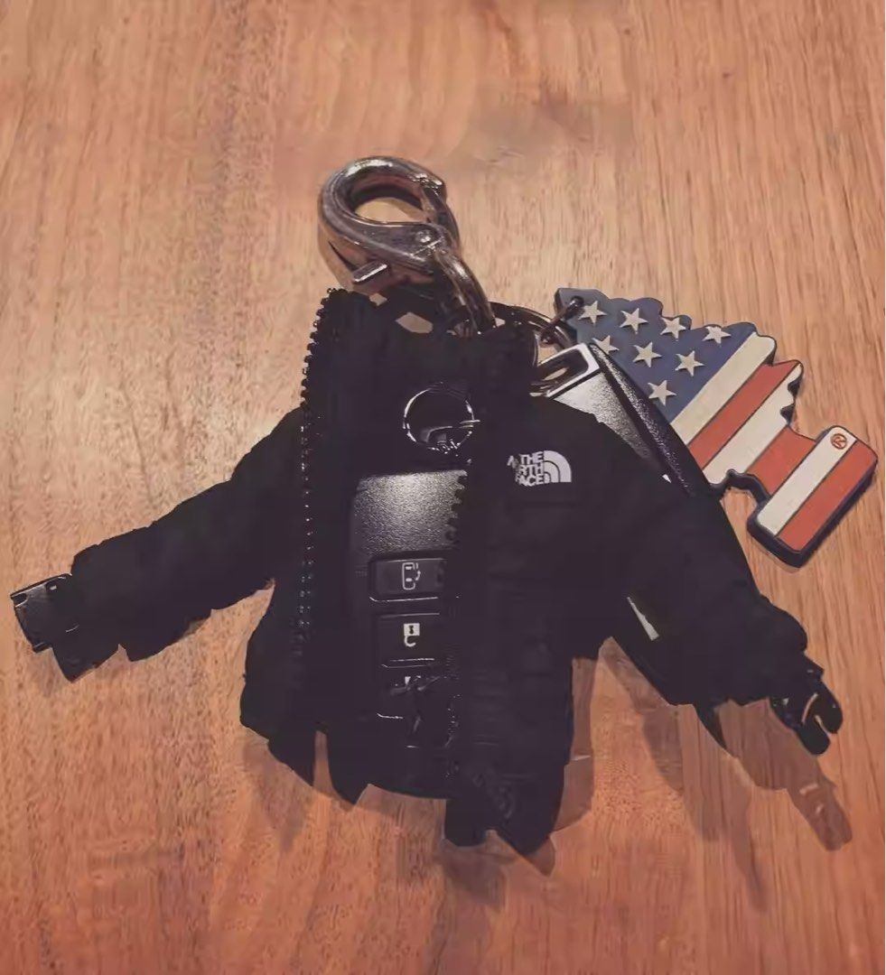 The North Face 30th Anniversary Nuptse Jacket Keychain on Carousell