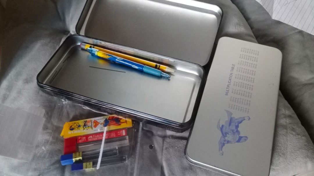 Tin Can pencil Case, Hobbies & Toys, Stationary & Craft, Stationery ...