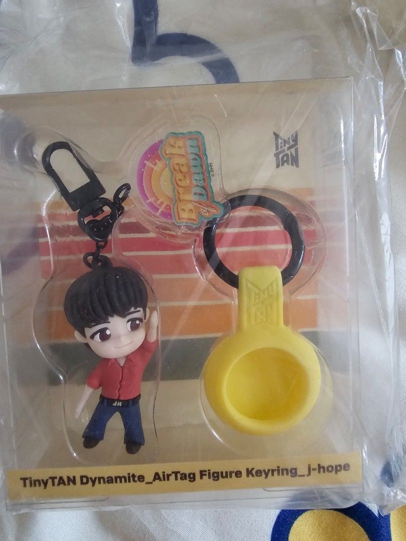 Tinytan Dynamite Airtag Figure Keyring - JHope on Carousell