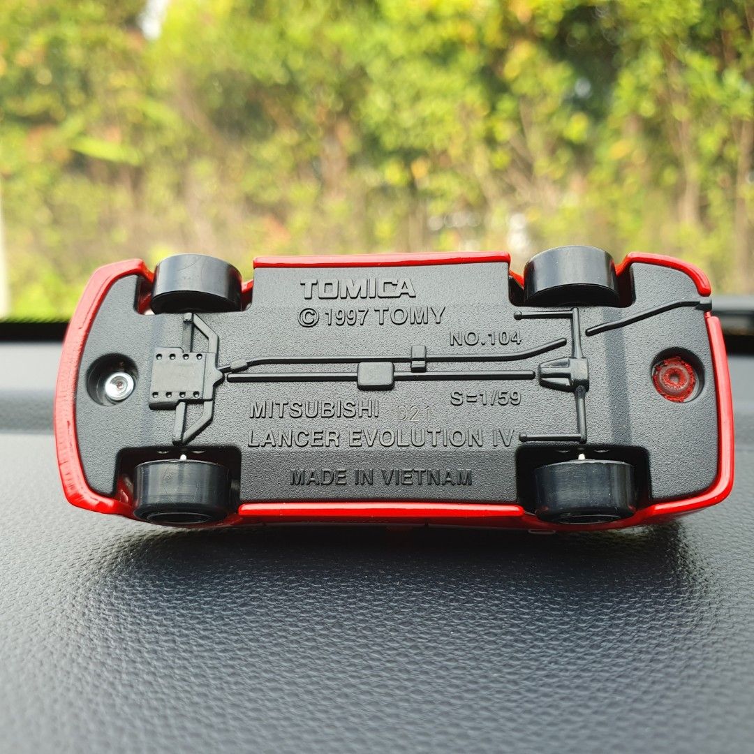 Tomica Shop Original Mitsubishi Lancer Evolution 4 Fire Comand Car 50th ...