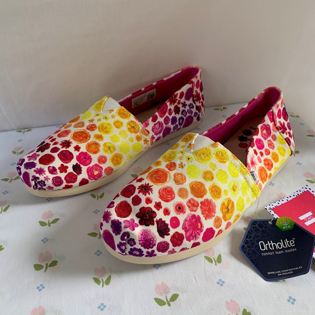 TOMS Slip-On Orthodite Comfort Foam Insole Weight Relaxed Fit Sneakers ...