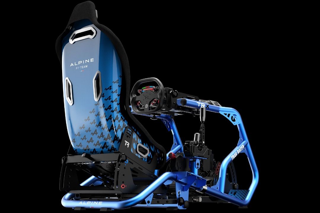 Trak Racer TRX Alpine Racing Simulator Blue Livery 2023, Video Gaming ...