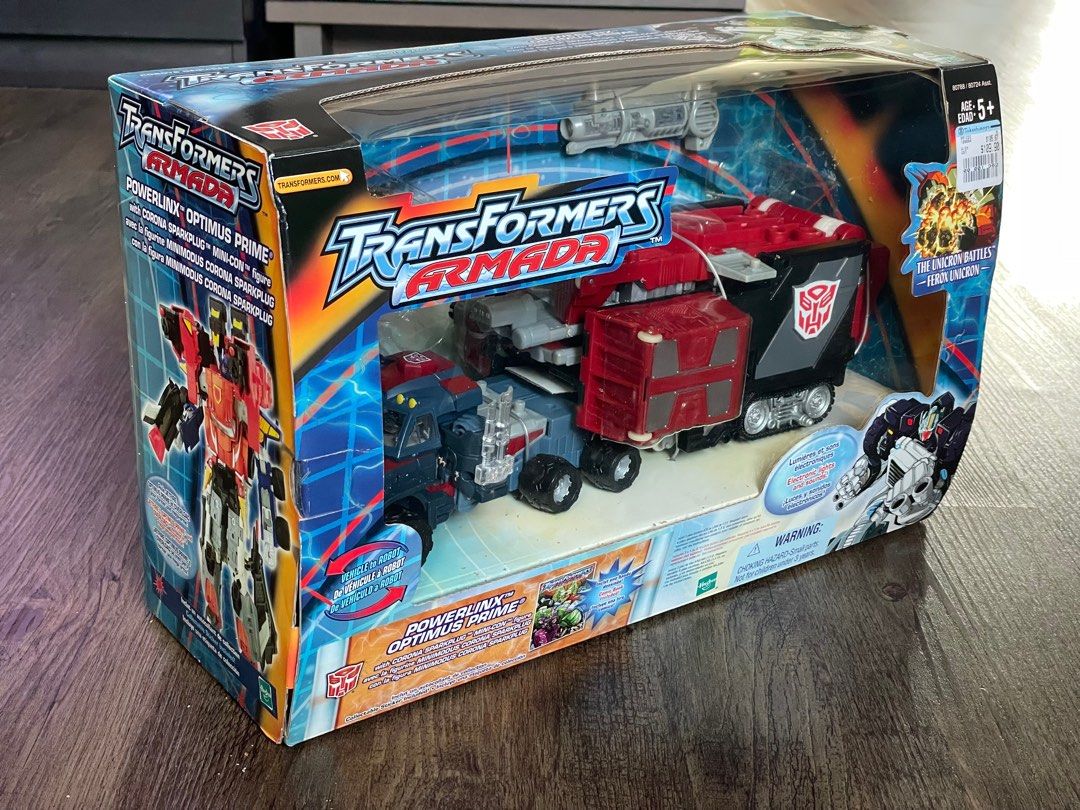 Transformers armada powerlinx Optimus prime unicorn battles corona ...