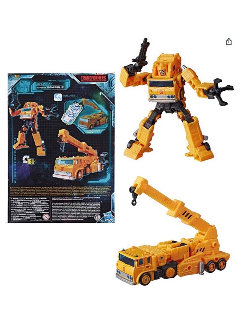 Transformers Earthrise War For CybertronTrilogy Megatron Voyager Class Grapple Voyager Class ...