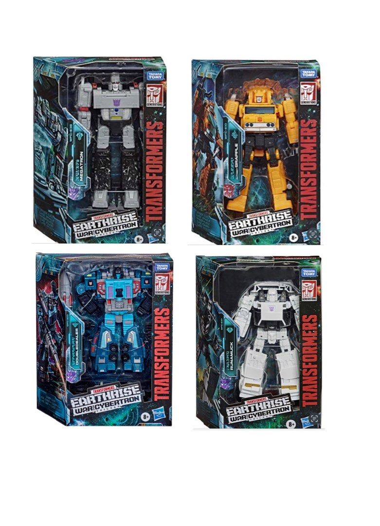 Transformers Earthrise War For CybertronTrilogy Megatron Voyager Class Grapple Voyager Class ...