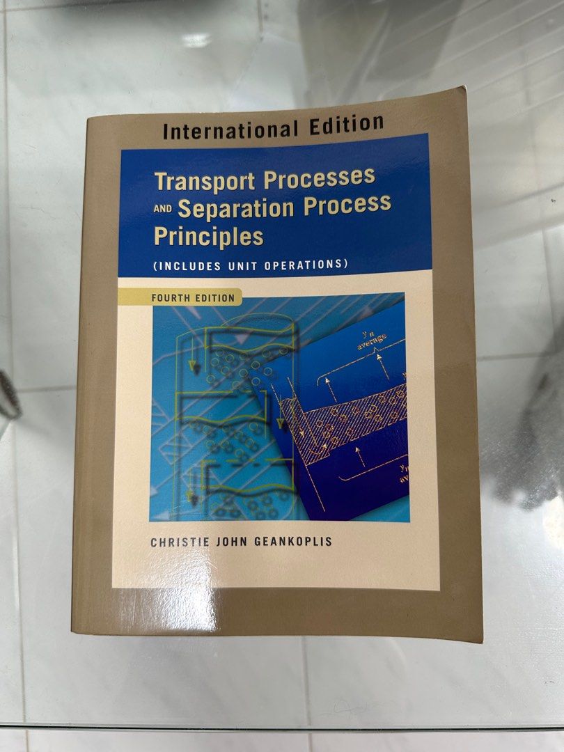 Transport Process and Separation Process Principles, Hobbies & Toys ...