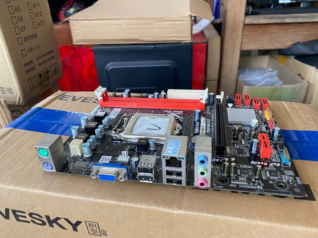 Used desktop Pc motherboard mobo h61, Computers & Tech, Parts ...