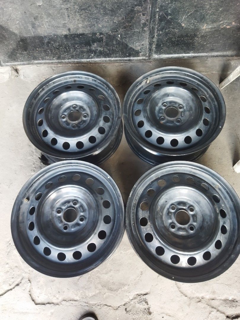 Velg Mobil kaleng besi Ring 16 pcd 4x100 Lobang 4 eks daihatsu rocky ...