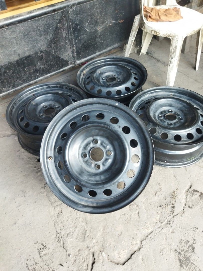 Velg Mobil kaleng besi Ring 16 pcd 4x100 Lobang 4 eks daihatsu rocky ...