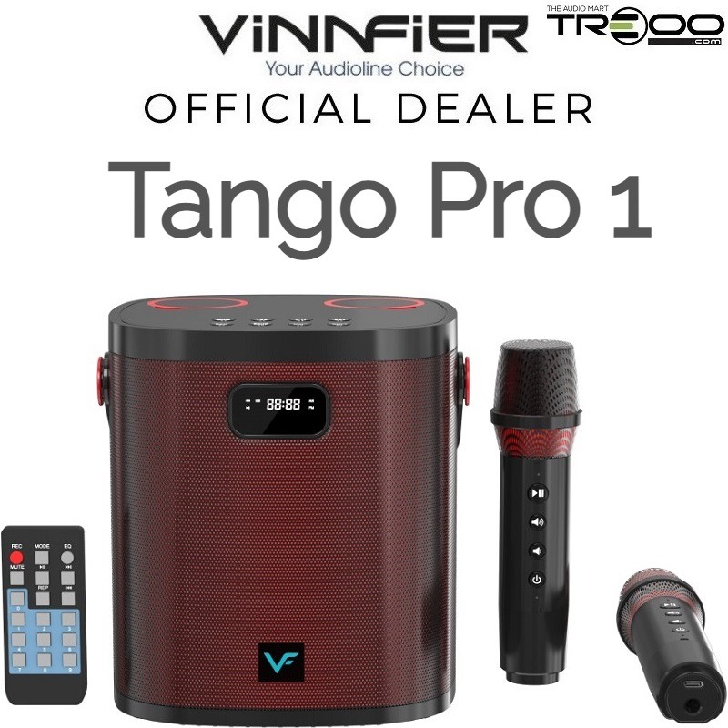[Discontinued] Vinnfier Tango Pro 1 Wireless Bluetooth Karaoke Portable ...