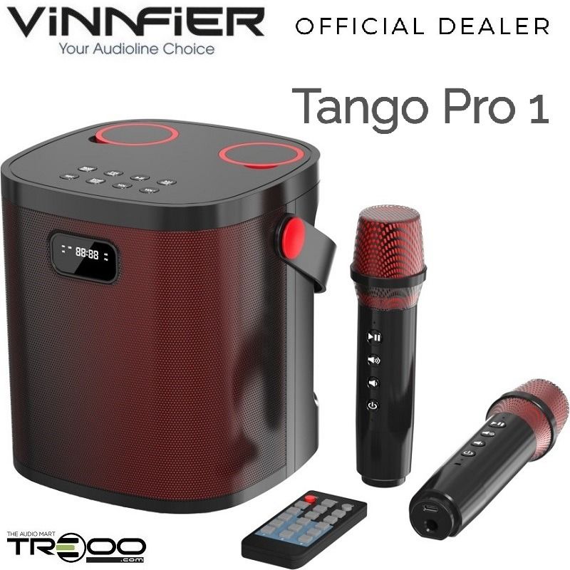 [Discontinued] Vinnfier Tango Pro 1 Wireless Bluetooth Karaoke Portable ...