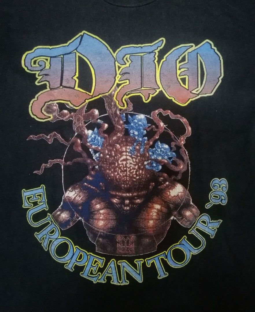 Vintage DIO - STRANGE HIGHWAY TOUR 1993 Black Sabbath Led Zeppelin Pink ...