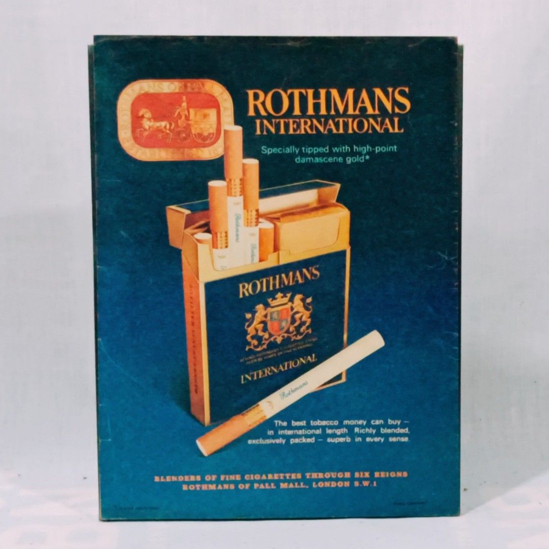 Vintage Frame Poster Rothmans, Hobbies & Toys, Collectibles ...