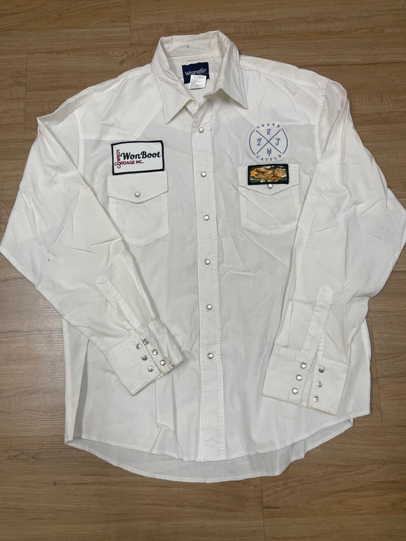 Vintage Wrangler Rodeo Western shirt, Men's Fashion, Tops & Sets ...