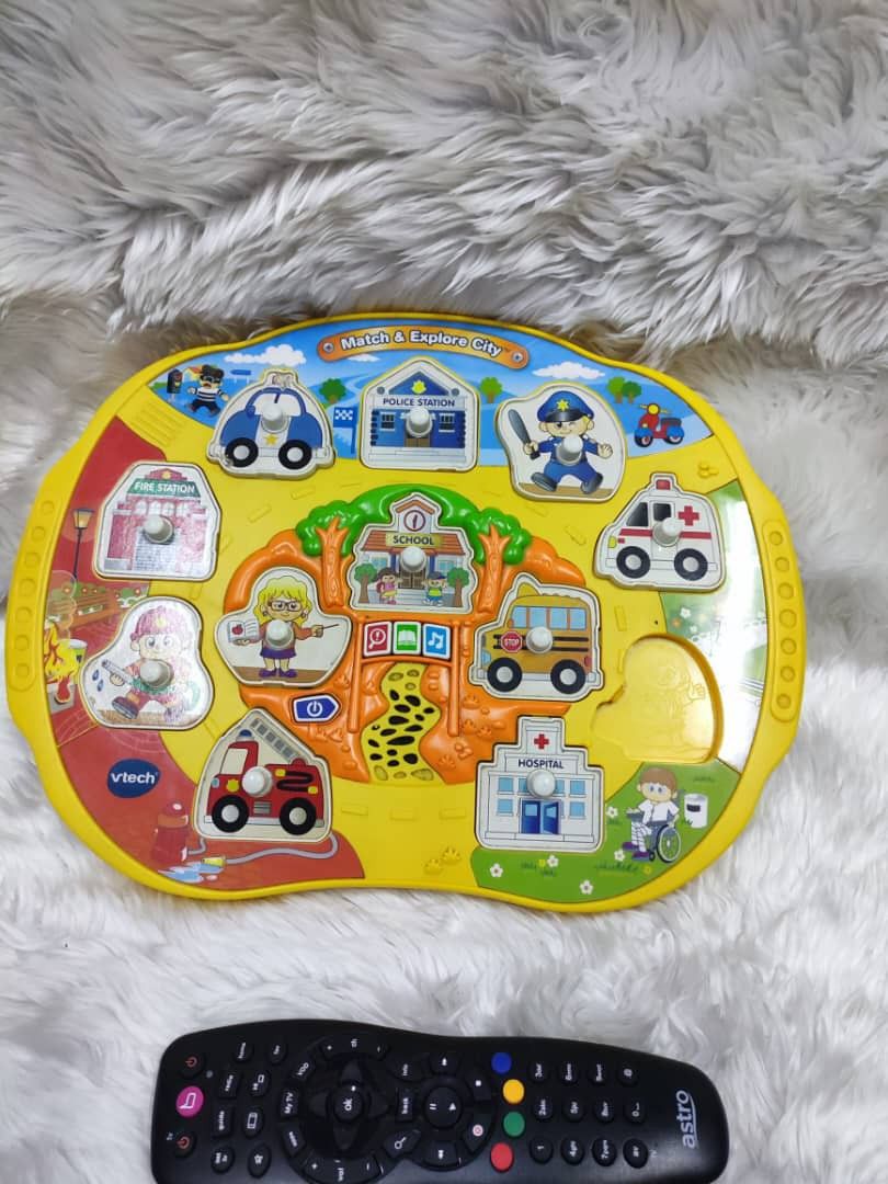 Vtech Match & Explore City, Hobbies & Toys, Toys & Games on Carousell