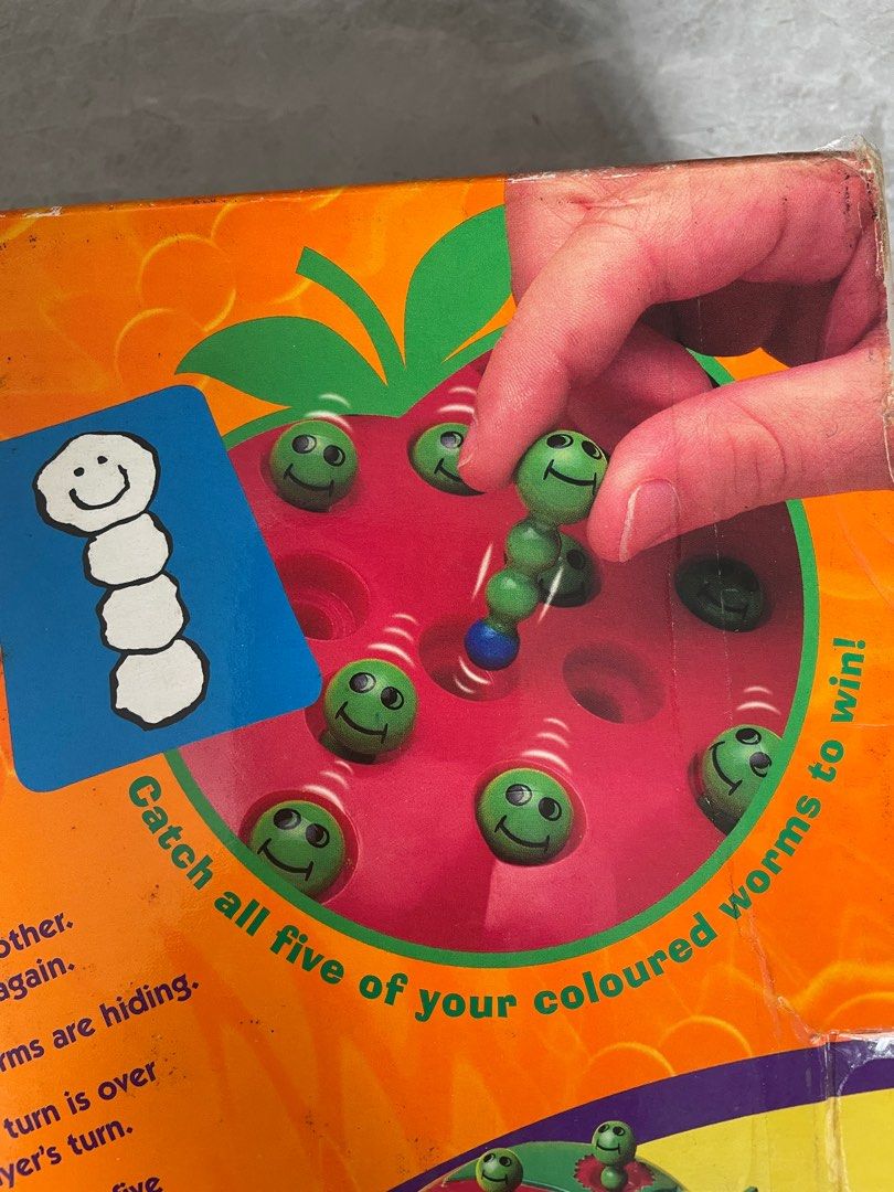 Wiggly Worms Mattel Games, Hobbies & Toys, Toys & Games on Carousell