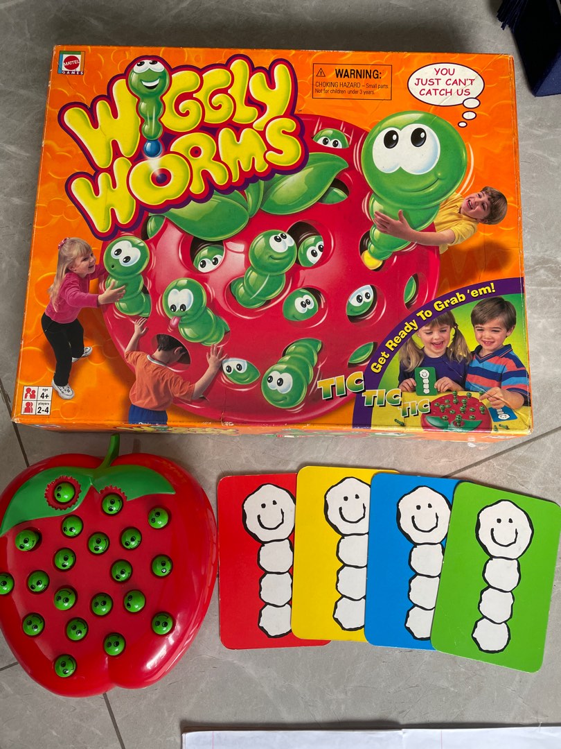 Wiggly Worms Mattel Games, Hobbies & Toys, Toys & Games on Carousell