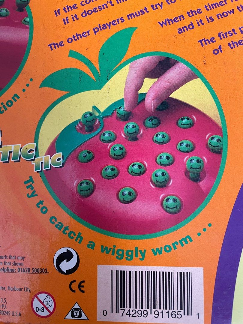 Wiggly Worms Mattel Games, Hobbies & Toys, Toys & Games on Carousell