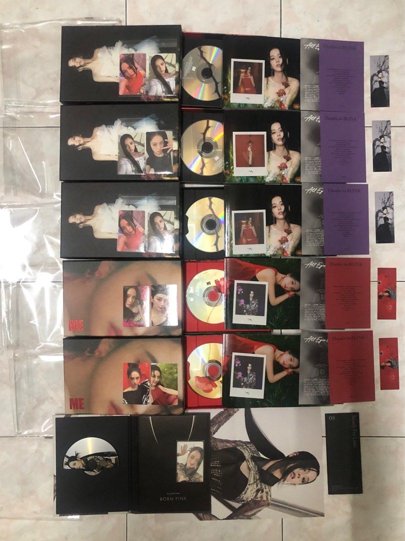 [WTS] BLACKPINK JISOO - 1st Single Solo Album [ME] unsealed album with full set inclusions RED ...