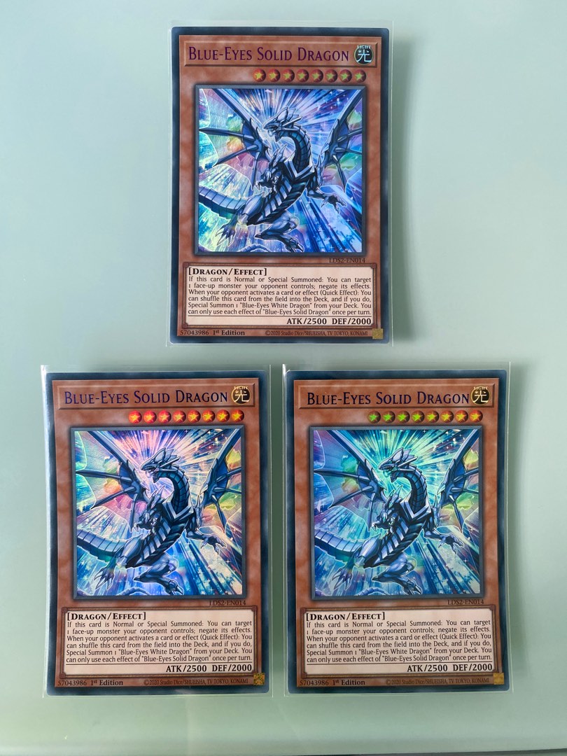 blue eyes solid dragon