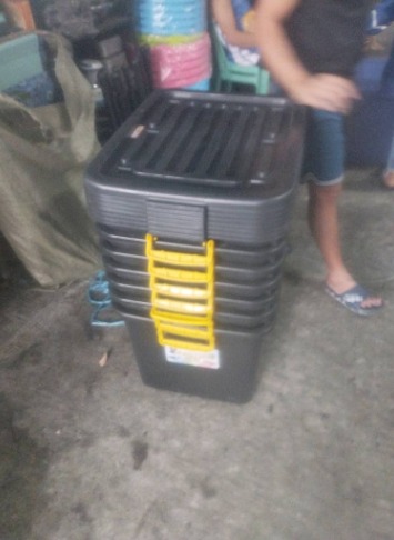 143L BIG BLACK STORAGE BOXES - To Merville Paranaque, Furniture & Home ...