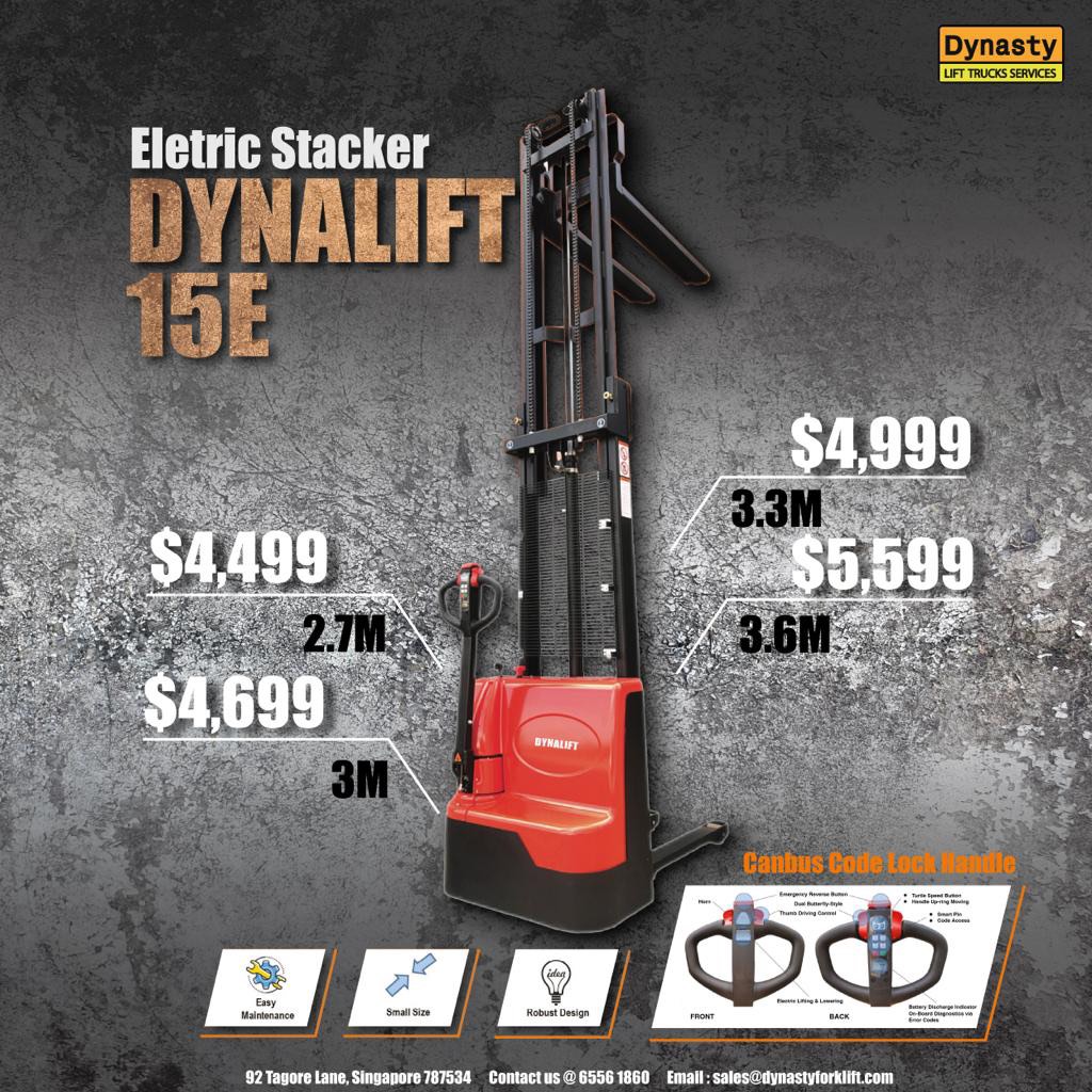 1.5ton fully Electic stacker, Cars, Other Vehicles on Carousell