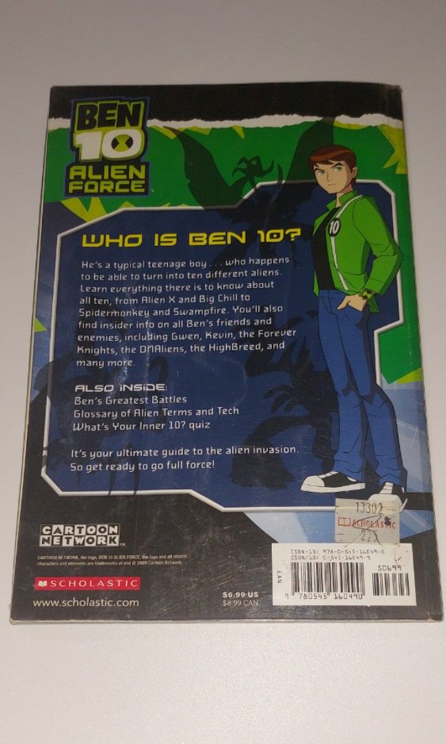 2009 Cartoon Network Ben 10 Alien Force The Complete Guide Collectible ...