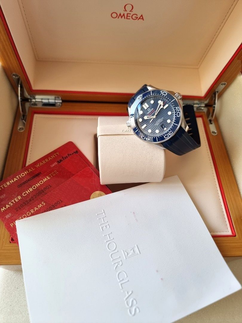 [2020] BLUE OMEGA SEAMASTER SEA MASTER DIVER 300M CO-AXIAL MASTER ...