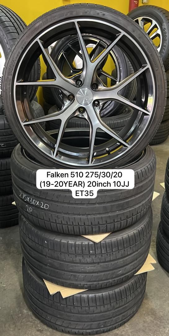 20" MJR Original rims & Falken 510 tyres, Car Accessories, Tyres & Rims ...