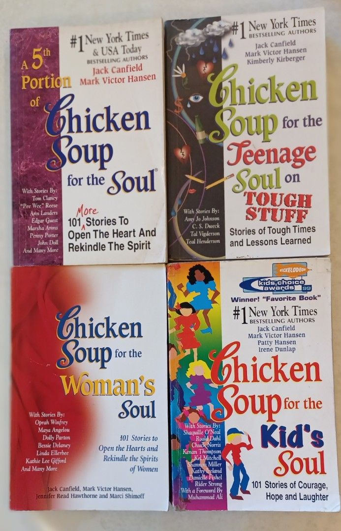 4 Chicken Soup Books, Hobbies & Toys, Books & Magazines, Fiction & Non ...