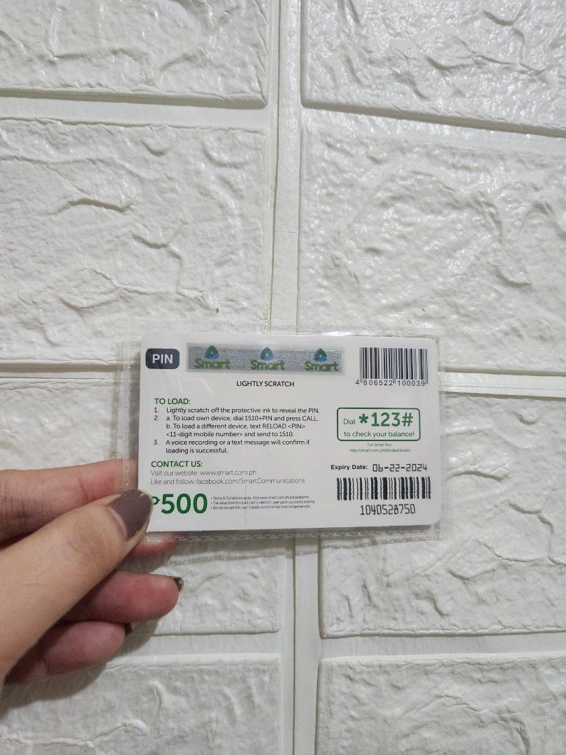 500 SMART load card on Carousell