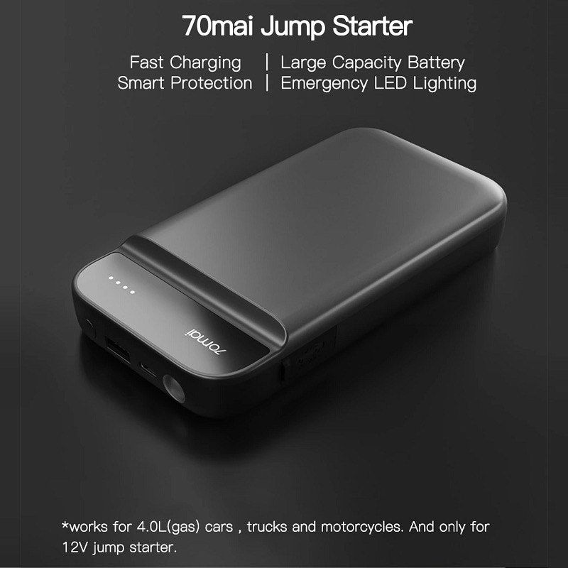 Xiaomi 70mai Car Jump Starter - 11000mAh Auto Buster Car Emergency Jump ...