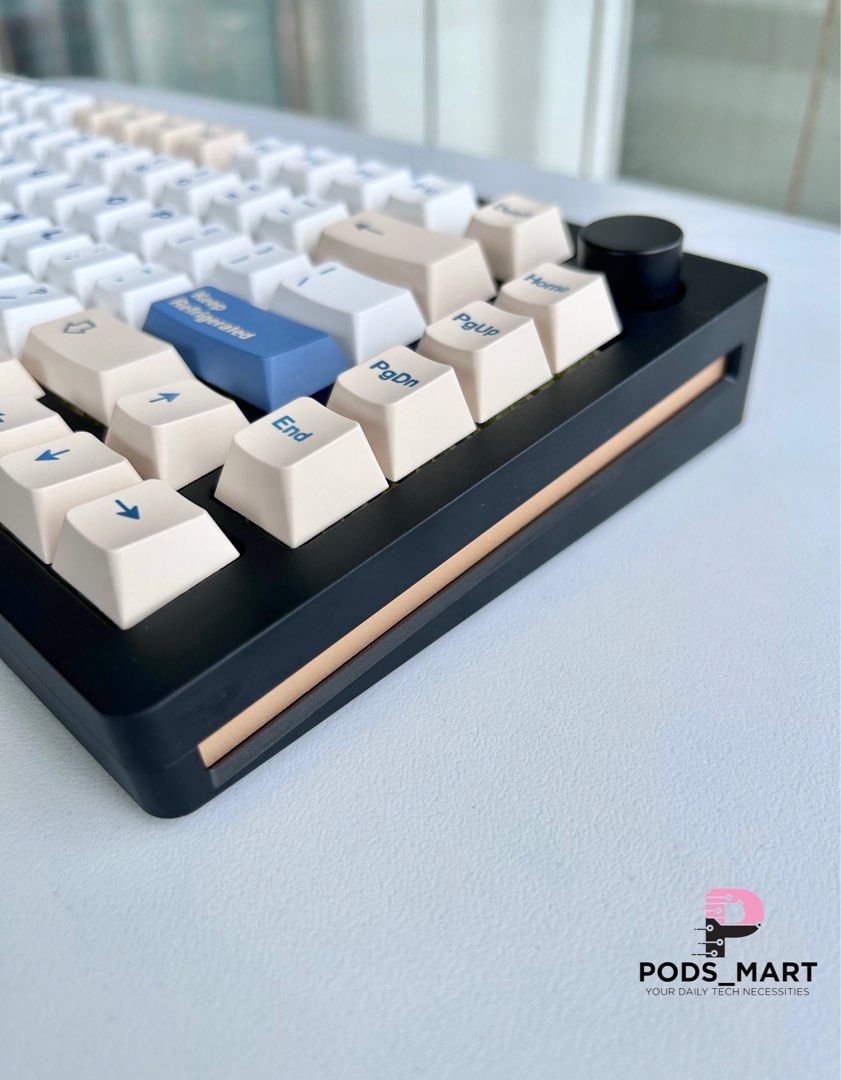 75% Custom Mechanical Keyboard ( Soyamilk Keycaps) - Fully modded Aluminium - Wireless + Wired ...