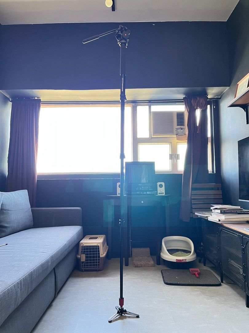 單腳架 with 頭子 / 攝影機 / 攝錄機 / 相機 Manfrotto 561BHDV-1 Fluid Video Monopod ...