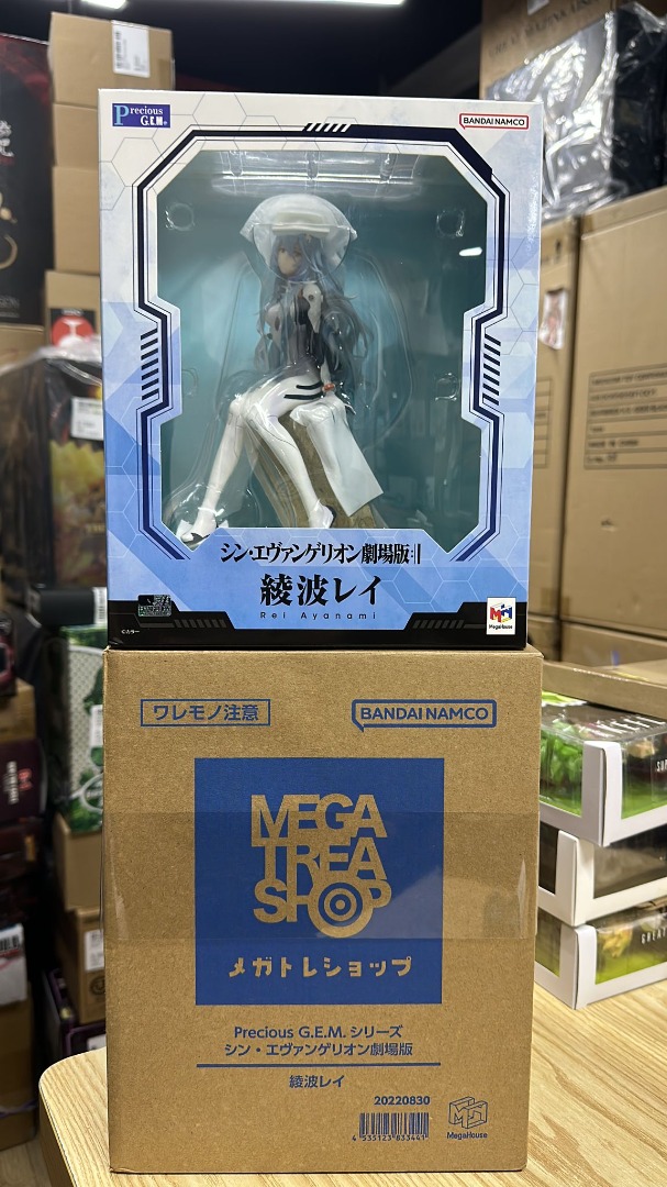 SOLD 全新 Megahouse Precious.G.E.M. Series Rei Evangelion Eva 長髮 福音戰士新劇場版 ...