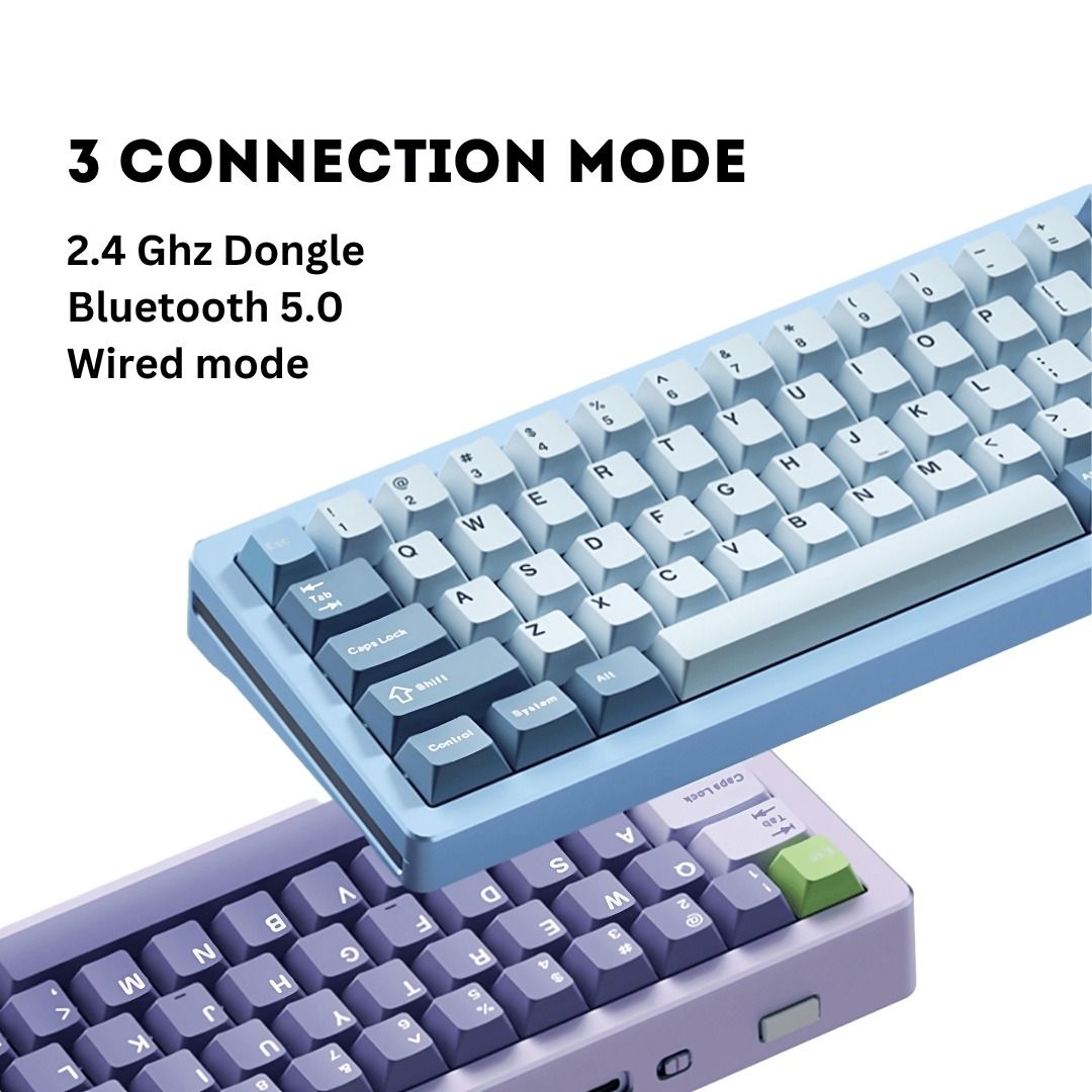 [ TECHINEER ] XINMENG M71 Wireless Gasket CNC Anodized Aluminium Mechanical Keyboard, Computers ...