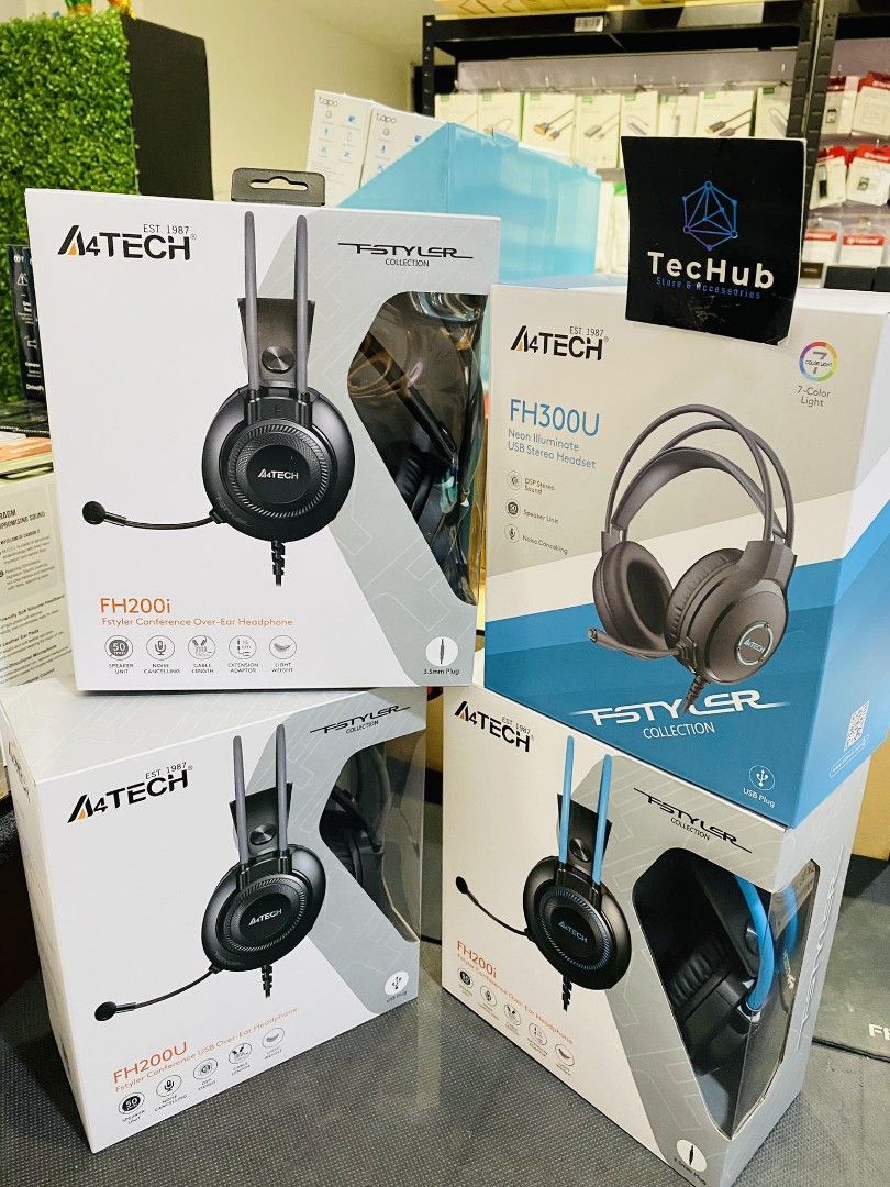 A4Tech Headsets with Noise-cancelling on Carousell