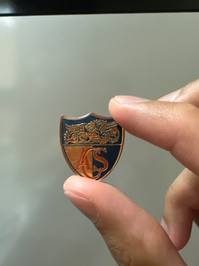 ACS school badge, Luxury, Accessories on Carousell