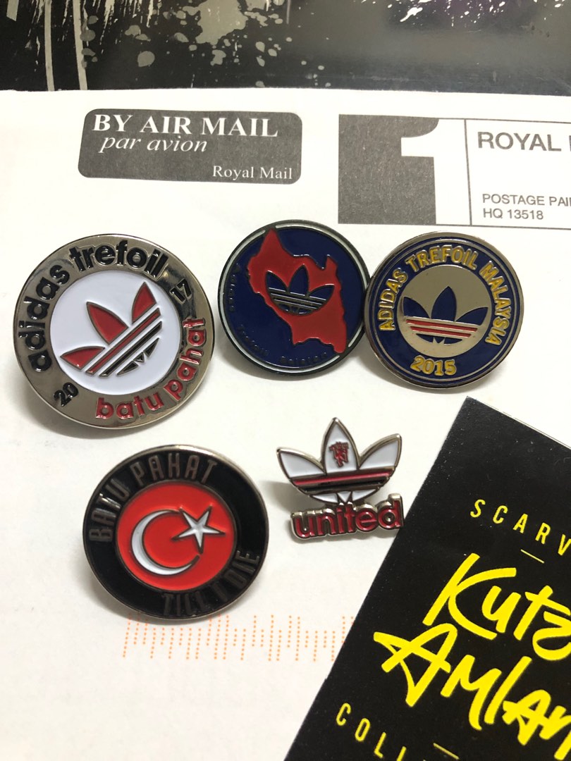 Adidas Trefoil Pin Badges, Hobbies & Toys, Collectibles & Memorabilia ...