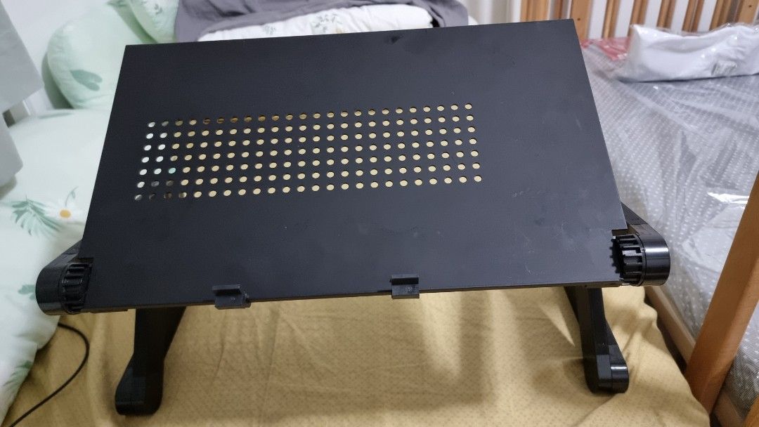 Adjustable Vented Laptop Table Laptop Computer Desk Portable Stand ...