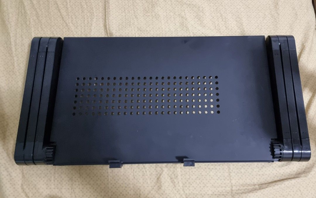 Adjustable Vented Laptop Table Laptop Computer Desk Portable Stand ...