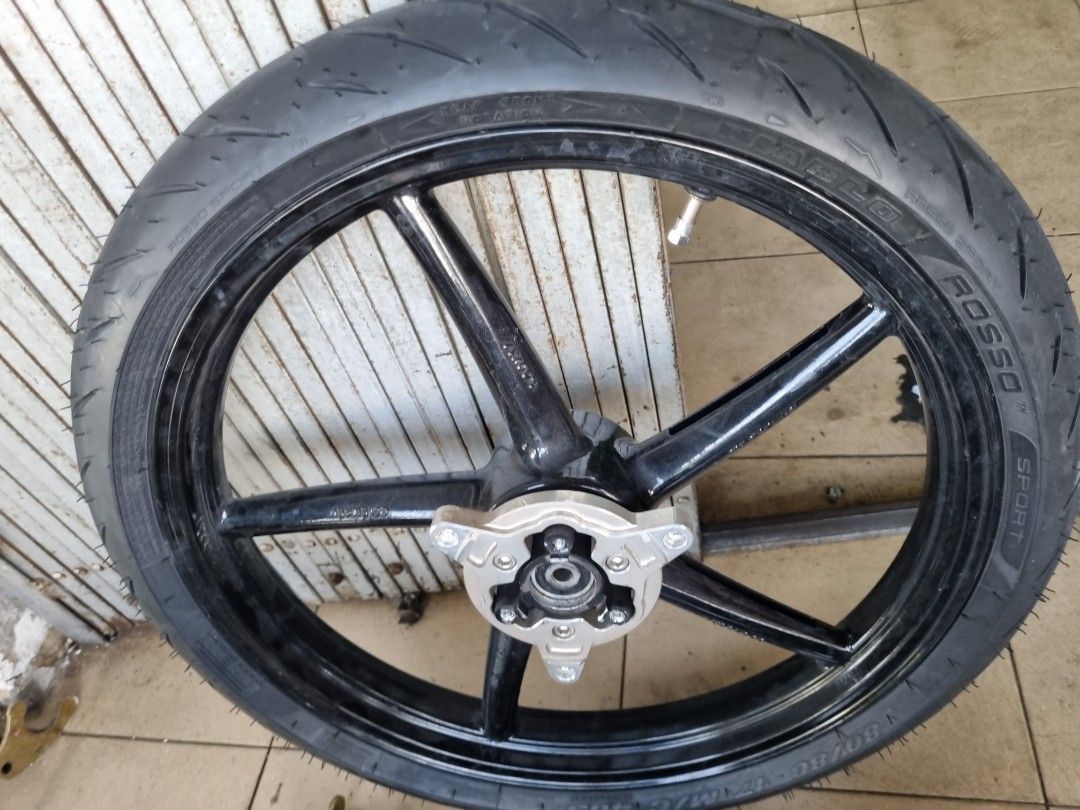 Aerox V1/V2 17" Enkei Rims, Motorcycles, Motorcycle Accessories on ...