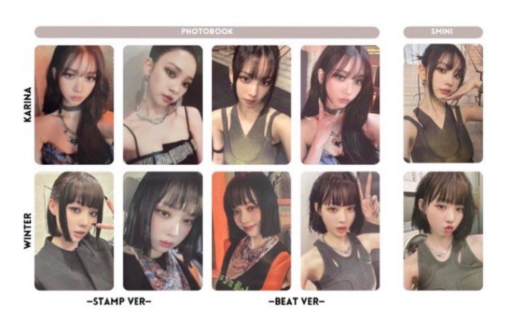 AESPA GOT THE BEAT KARINA WINTER PHOTOCARD PC, Hobbies & Toys ...