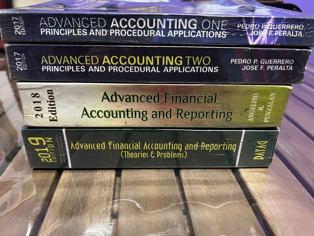 check description for prices: AFAR books Advanced Accounting Principles ...